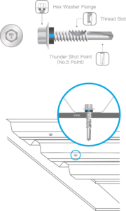 Heavy Duty Self Drilling Metal Screws/Tek Screws for Thick Steel