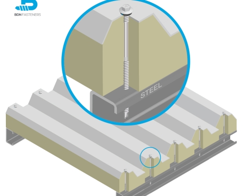Fixing roof sheeting to metal - METAL-Tite™ | BDN Fasteners